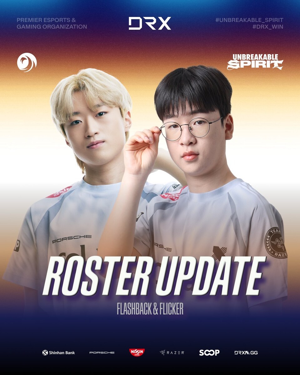 DRX '플래시백' 조민혁, 1군 전격 복귀..."심적 부담 한계였다"